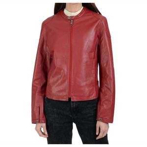 Lee | Jackets & Coats | New Lee Leather Jacket In Red | Poshmark